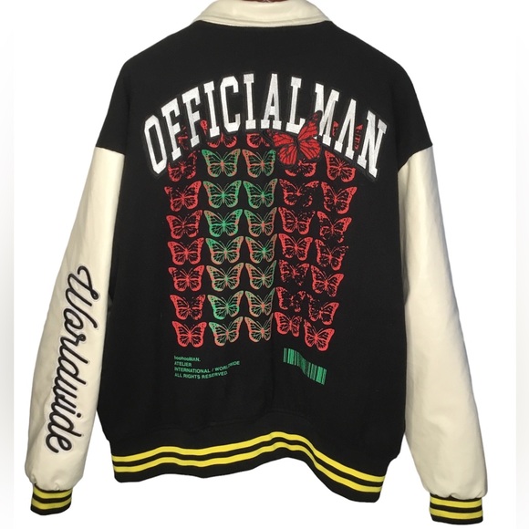 Boohoo | Jackets & Coats | Boo Hoo Official Man Varsity Jacket ...